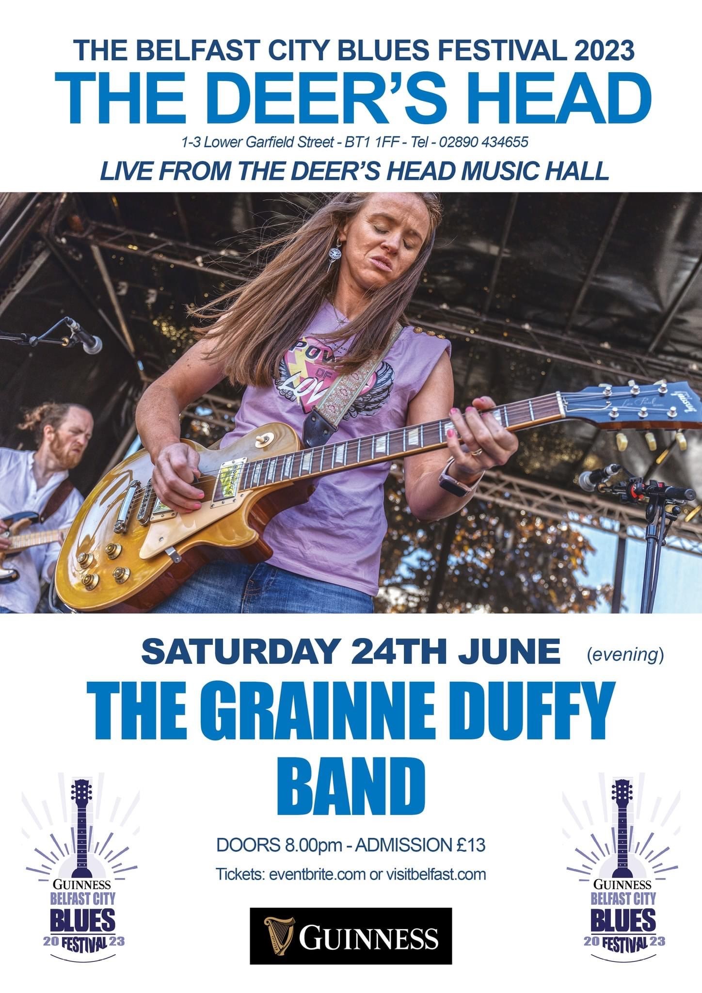 BELFAST CITY BLUES FESTIVAL presents GRAINNE DUFFY