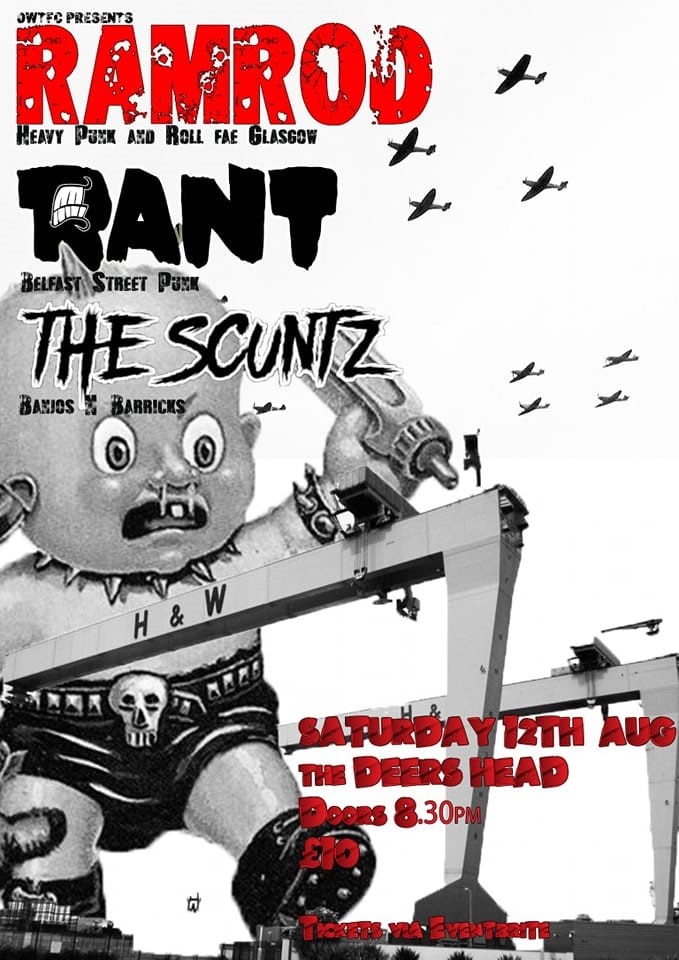 RAMROD, with support RANT & THE SCUNTZ