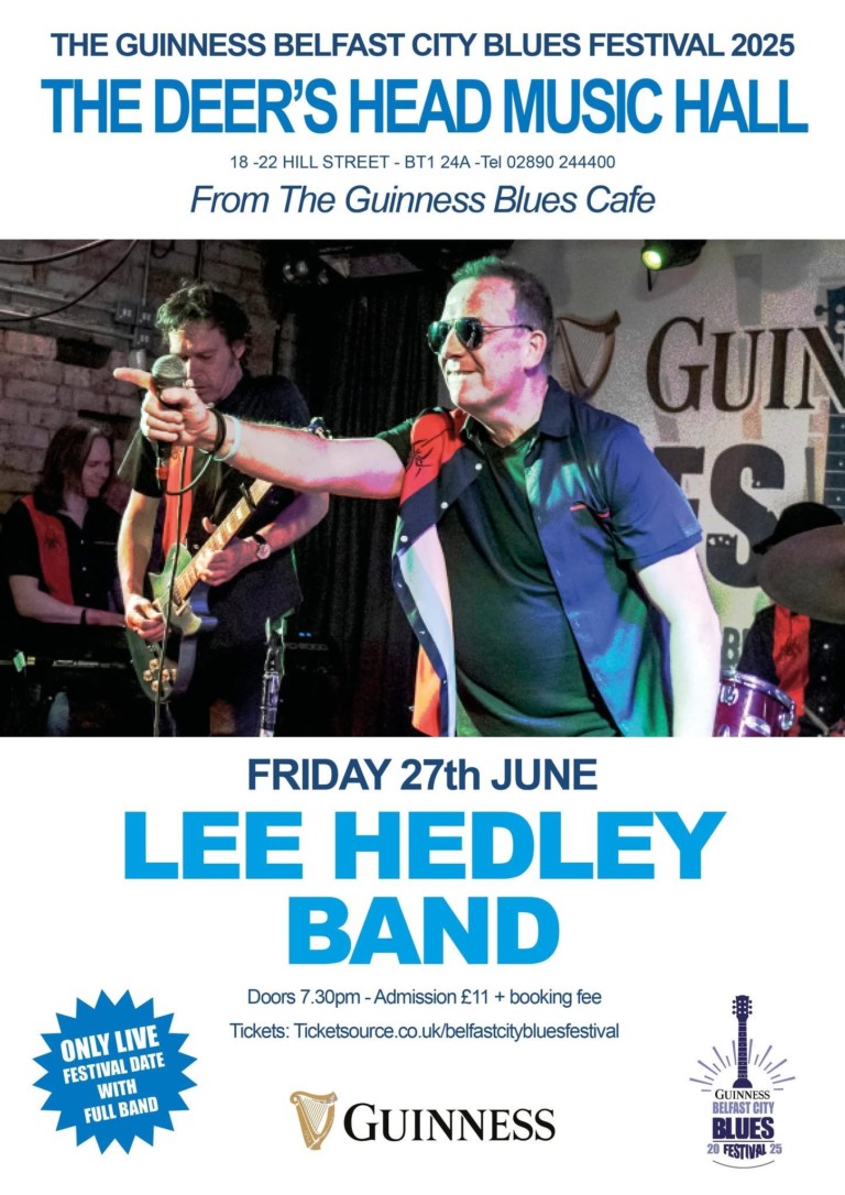 BELFAST CITY BLUES FESTIVAL - LEE HEDLEY BAND